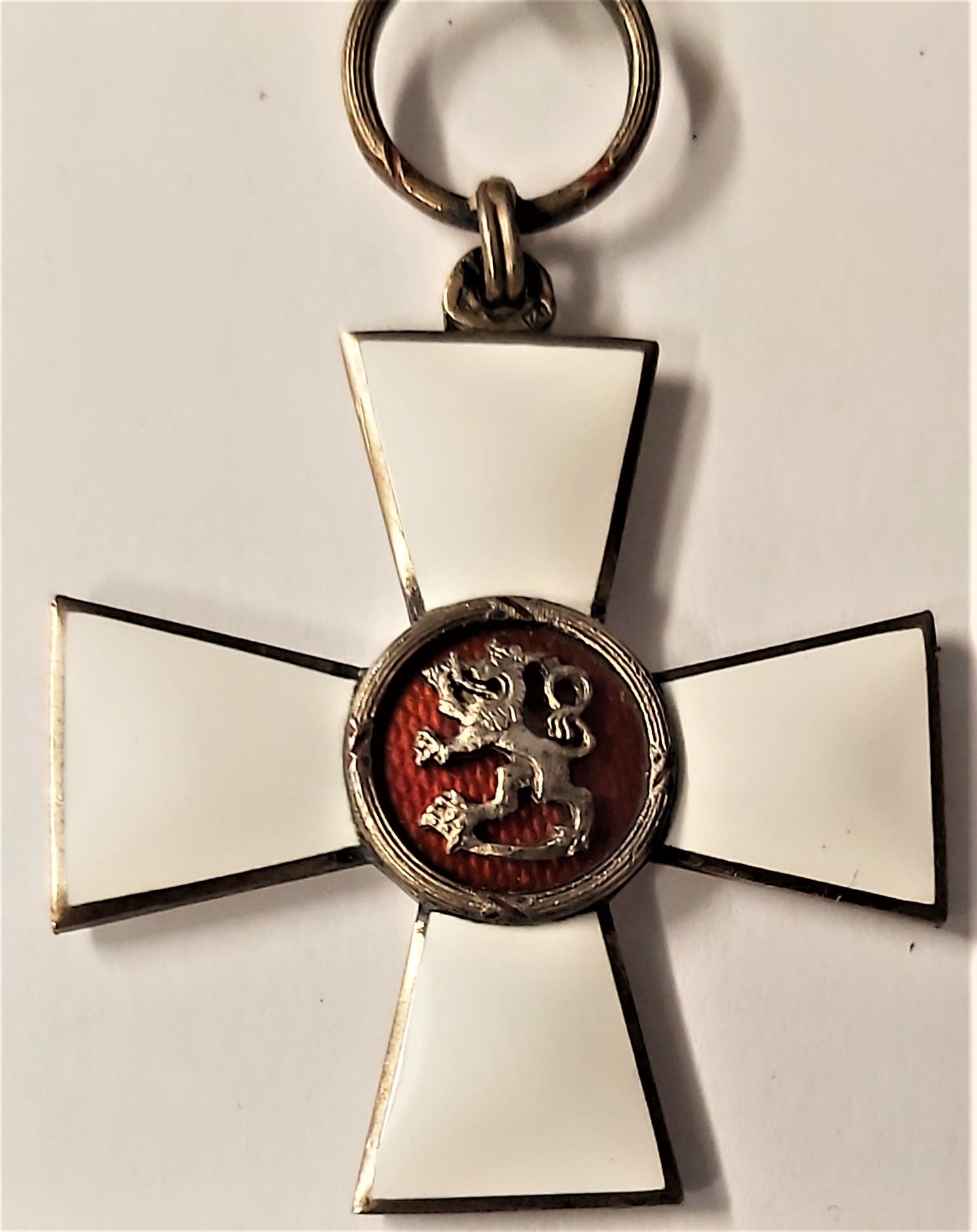 ORDER OF THE LION OF FINLAND - KNIGHT CROSS 1ST CLASS - GOLD PLATED ...