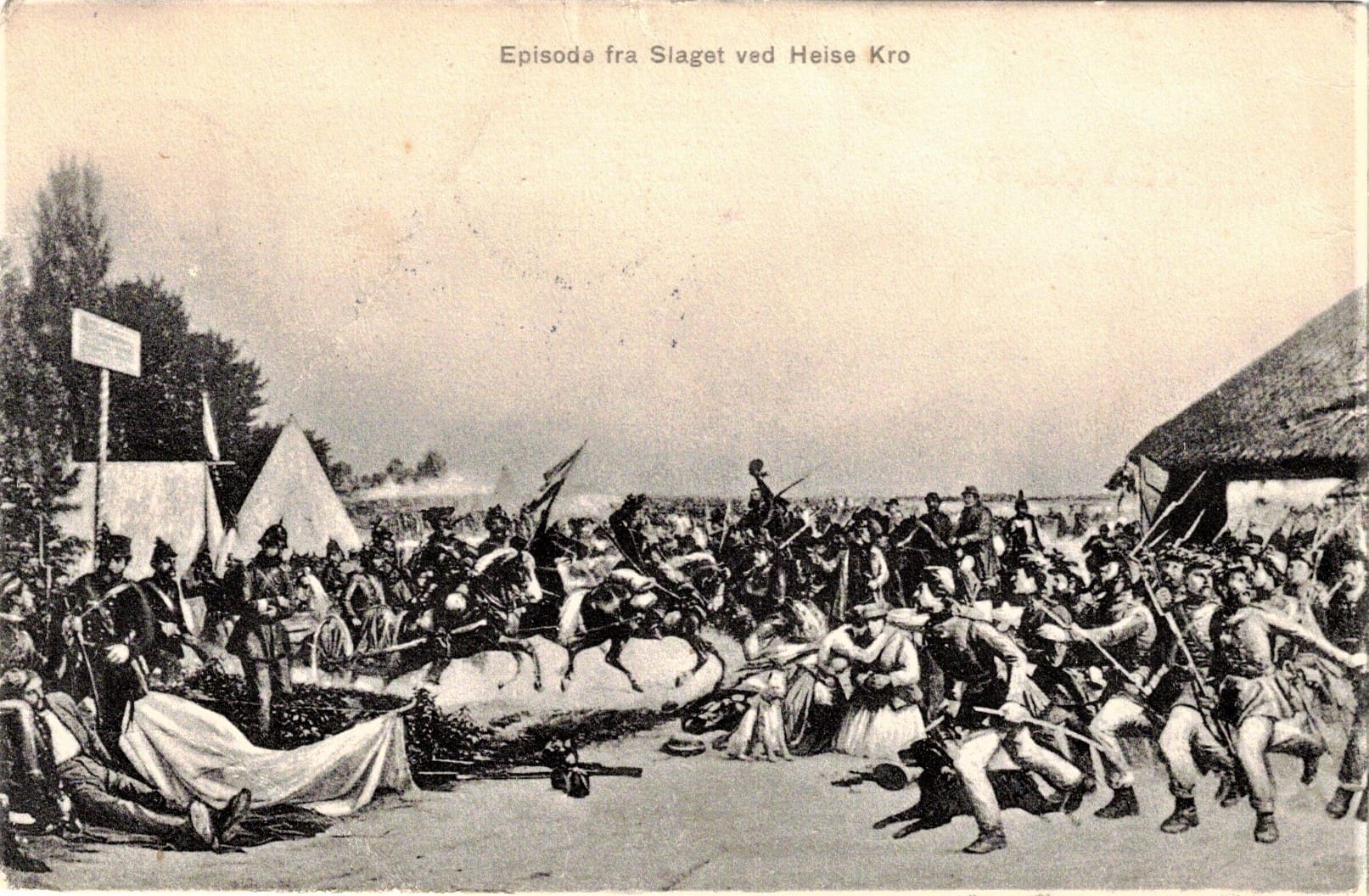 EPISODE FROM THE BATTLE AT HEISE TAVERN - FROM THE BATTLE DENMARK VS ...