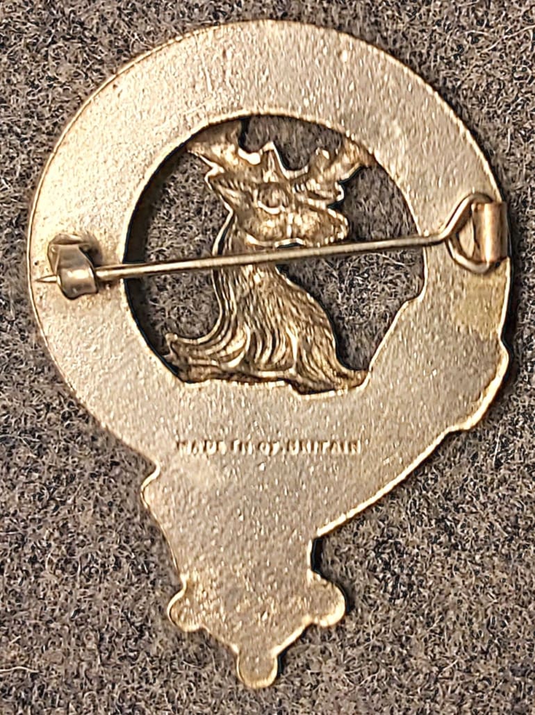 OLD SCOTTISH 12 POINTER STAG´S HEAD CLAN - CLAN CREST BADGE - TWELVE ...